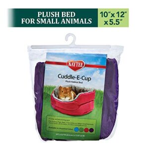 Kaytee Super Sleeper Cuddle-E-Cup Bed for Pet Guinea Pigs, Rats, Chinchillas and Other Small Animals