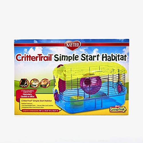 Kaytee CritterTrail Easy Start Habitat for Pet Hamsters, Gerbils or Other Small Animals