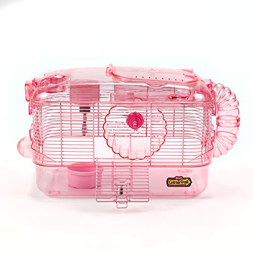 Kaytee CritterTrail Pink Habitat for Pet Mice, Dwarf Hamsters, Hamsters or Gerbils