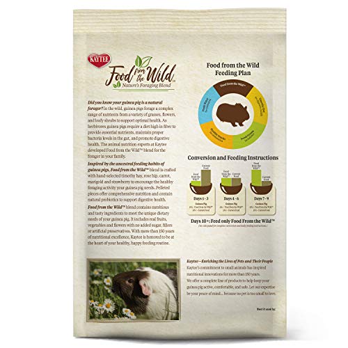 Kaytee Food from The Wild Natural Pet Guinea Pig Food, 4 Pound