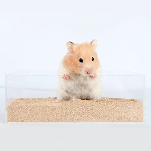 DR.DUDU Hamster Bath Sand, 6.6lb Dust Free Desert Sand or Potty Litter Sand for Hamster Chinchillas Gerbil Syrian Mice Small Animals (Beige)