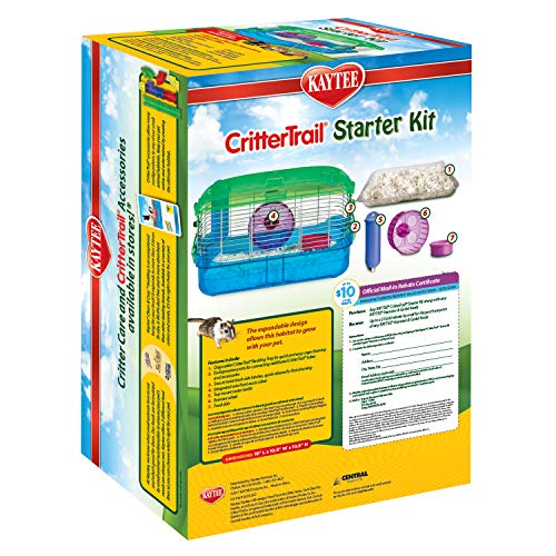 Kaytee CritterTrail Starter Kit Habitat for Pet Gerbils, Hamsters or Mice