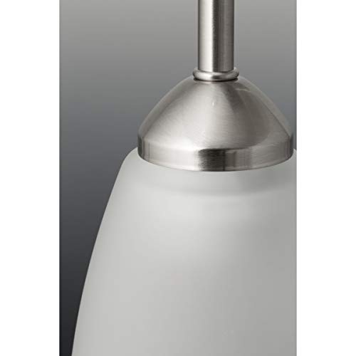 Gather Collection 5-Light Etched Glass Traditional Bath Vanity Light Brushed Nickel