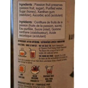 Al Amin Foods Vonbee Passion Fruit Honey Puree. Two Bottles 42.32oz/ 2.6lb each. Quite good and very versatile., 2.6 Pound (Pack of 1)