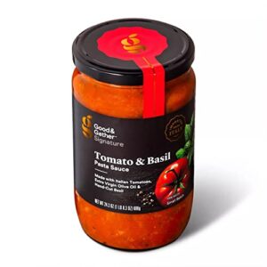 Italian Tomato & Basil Pasta Sauce 3 Glass Jars 24.3oz each - By Good & Gather Signature