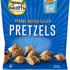 Good Health Peanut Butter Filled Salted Pretzels 5 oz. Bags (3 Bags)