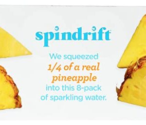 SPINDRIFT Pineapple Sparkling Water, 12 FZ