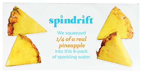 SPINDRIFT Pineapple Sparkling Water, 12 FZ