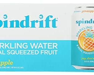 SPINDRIFT Pineapple Sparkling Water, 12 FZ