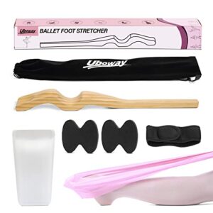 uboway ballet foot stretcher set original pine dance feet arch enhancer for dancer, gymnastics, yoga people