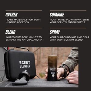 Scent Blender - Deer Hunting Accessories, Hunting & Trapping Cover Spray - Portable Blender & Spray - Create Your Own Cover Scents