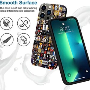 Basketball Stars Designed for iPhone 13 Pro Max Case, Kobe Gather Pattern Compatible with iPhone 13 Pro Max Case 6.7 inch, TPU Anti-Scratch Shockproof Soft Case (Kobe Gather)