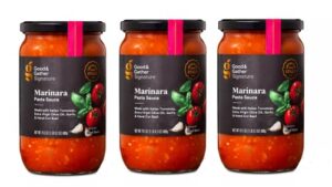 italian marinara pasta sauce 3 glass jars 24.3oz each – by good & gather signature