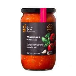 Italian Gourmet Pasta Sauce Combo Tomato & Basil, Arrabbiata Spicy & Marinara - 3 Glass Jars 24.3oz each - By Good & Gather Signature