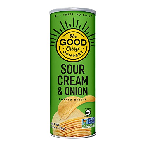 The Good Crisp Company Sour Cream And Onion, 5.6 Ounce