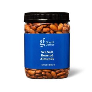 good & gather sea salt roasted almonds 32oz