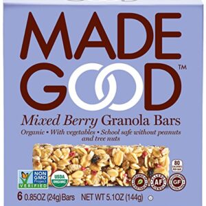 Made Good Granola Bar Mixed Berry, 5.10oz.Case of 6 Boxes