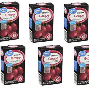 Great Value Grape Energy Drink Mix, 10ct (Pack of 6)