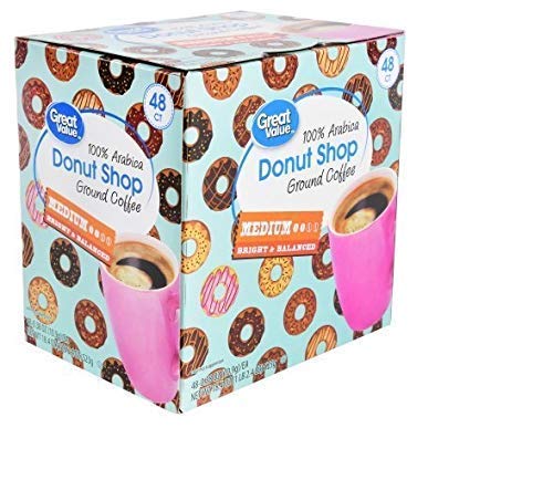 Great Value Donut Shop Blend 48 Pack of K- Cups