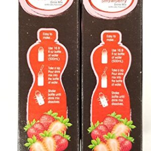 Great Value Sugar Free, Low Calorie ENERGY Wild Strawberry Drink Mix (Pack of 2)