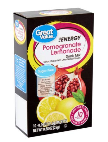 Great Value Energy Drink Mix bundle: 2x Dragon Fruit, 2x Grape; 2x Pomegranate Lemonade