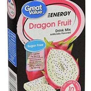 Great Value Energy Drink Mix bundle: 2x Dragon Fruit, 2x Grape; 2x Pomegranate Lemonade