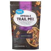 Great Value Omega3 Trail Mix, 22 Oz (Pack of 2)