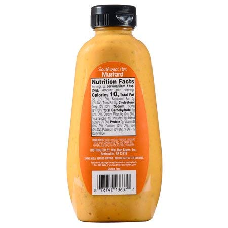 4 Pack of Southwest Hot Mustard - 12 oz