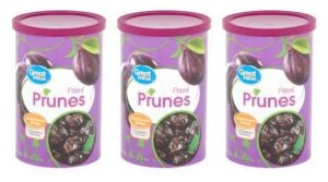 18 oz great value pitted dried prunes (pack of 3)