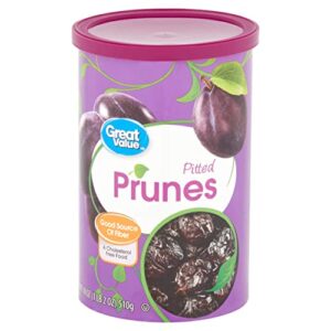 18 Oz Great Value Pitted Dried Prunes (Pack of 3)