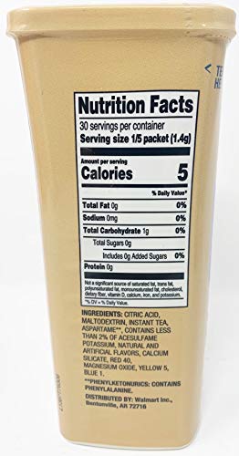 Great Value: Iced Tea with Peach Drink Mix, 1.5 Oz- 6 Packets (Pack of 2)