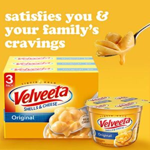 Velveeta Original Shells and Cheese (12 oz Box, Pack of 3)