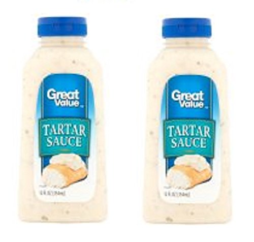 Great Value Tartar Sauce, 12 fl oz (Pack of 2)