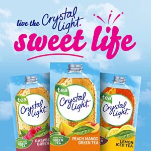 Crystal Light Sugar-Free Peach Mango Green Tea On-The-Go Powdered Drink Mix 10 Count