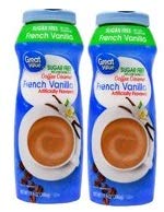 Great Value Coffee Creamer, Sugar Free, French Vanilla, 13.6 fl oz, 2 Count (Pack of 3)