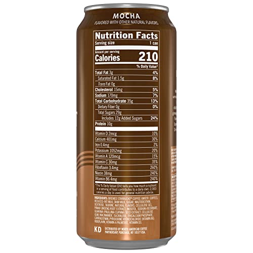 Starbucks Doubleshot Energy Espresso Coffee, Mocha, 15 oz Cans (12 Pack) (Packaging May Vary)