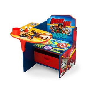 delta children chair desk with storage bin – ideal for arts & crafts, snack time, homeschooling, homework & more, nick jr. paw patrol