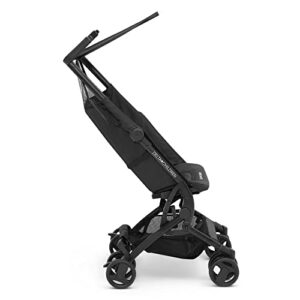 The Clutch Stroller by Delta Children - Lightweight Compact Folding Stroller - Fits Airplane Overhead Storage - Black