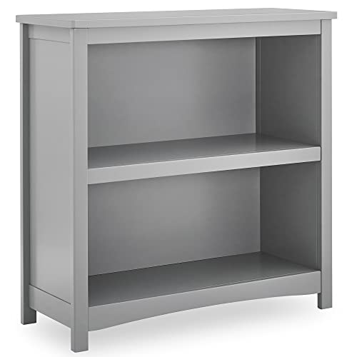 Delta Children Universal 2-Shelf Bookcase - Greenguard Gold Certified, Grey