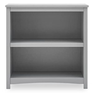 Delta Children Universal 2-Shelf Bookcase - Greenguard Gold Certified, Grey