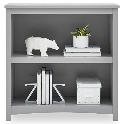 Delta Children Universal 2-Shelf Bookcase - Greenguard Gold Certified, Grey