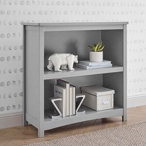 Delta Children Universal 2-Shelf Bookcase - Greenguard Gold Certified, Grey