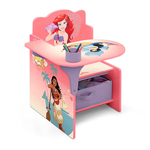 Delta Children Chair Desk with Storage Bin, Disney Princess