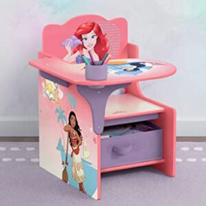 Delta Children Chair Desk with Storage Bin, Disney Princess