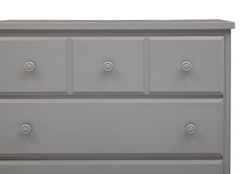 Delta Children 3 Drawer Dresser, Greenguard Gold Certified, Grey