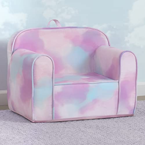 Delta Children Cozee Chair for Kids for Ages 18 Months and Up, Tie Dye