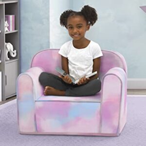 Delta Children Cozee Chair for Kids for Ages 18 Months and Up, Tie Dye