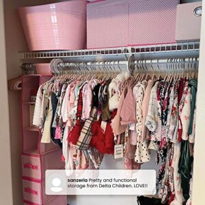 Delta Children Nursery Storage 48 Piece Set - Easy Storage/Organization Solution - Keeps Bedroom, Nursery & Closet Clean, Beige