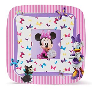 Minnie Mouse 4-Piece Playroom Set by Delta Children - Includes Table with 2 Chairs and Deluxe Toy Box, Pink