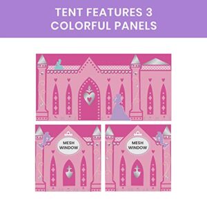 Delta Children Loft Bed Tent Curtain Set for Low Twin, Disney Princess